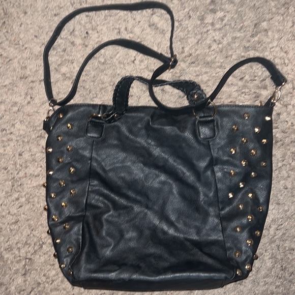 Bags | Black Studded Purse | Poshmark